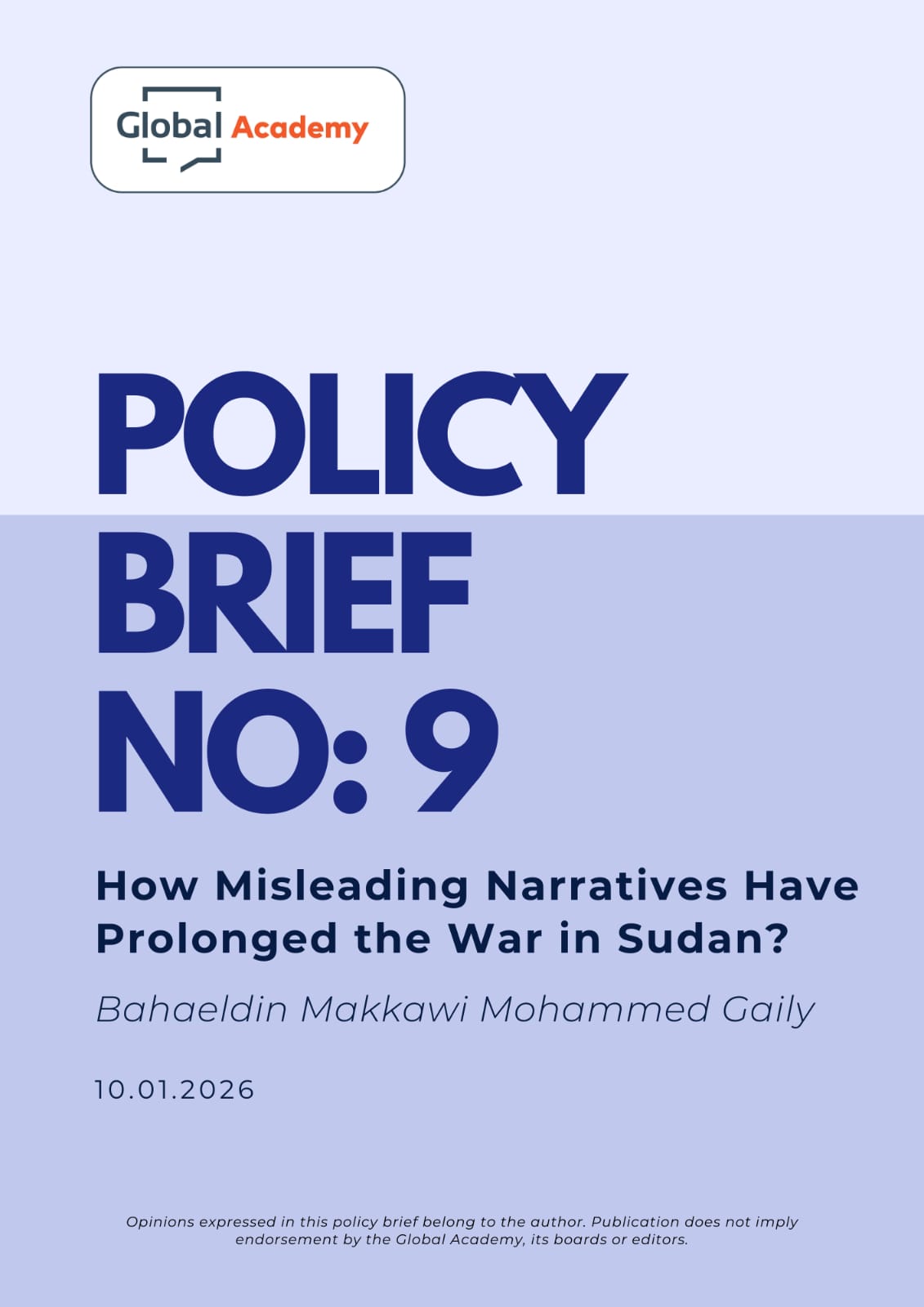 POLICY BRIEFS - Global Academy
